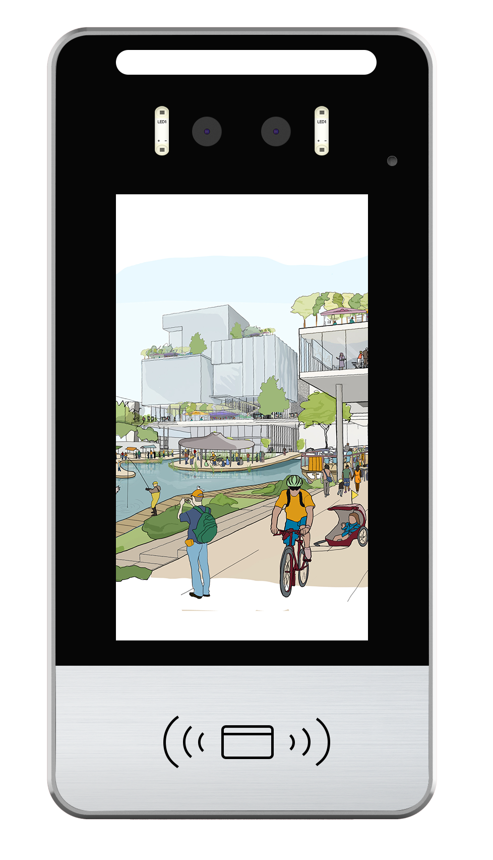 VF735 Visual Intercom FaceRecognition Terminal – Thinmoo